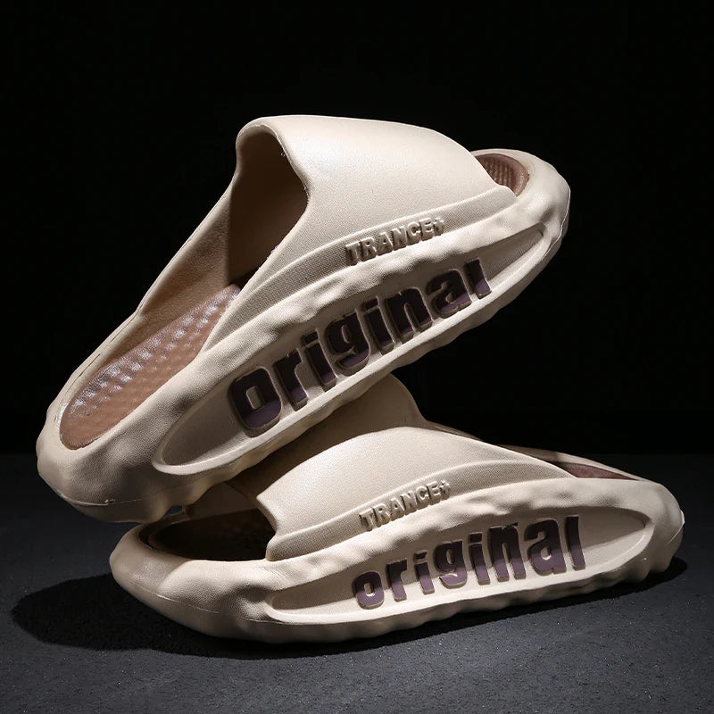 Marston Textured Slide Slippers – Henry Durden